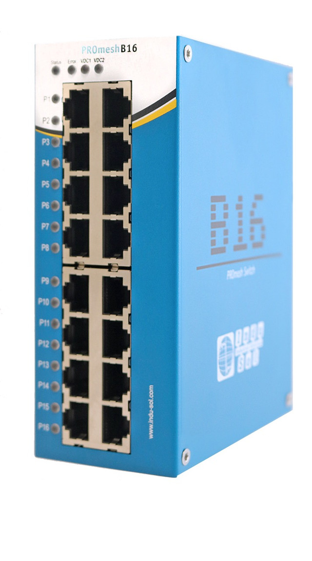 Promesh B8 8 Port Industrial Managed Switch 114110502 Indusol America