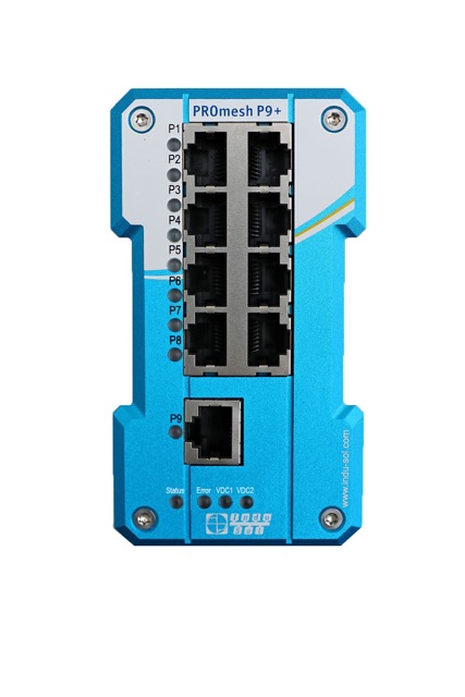 PROmesh P9+ | 9-Port Industrial Managed Switch | InduSol America