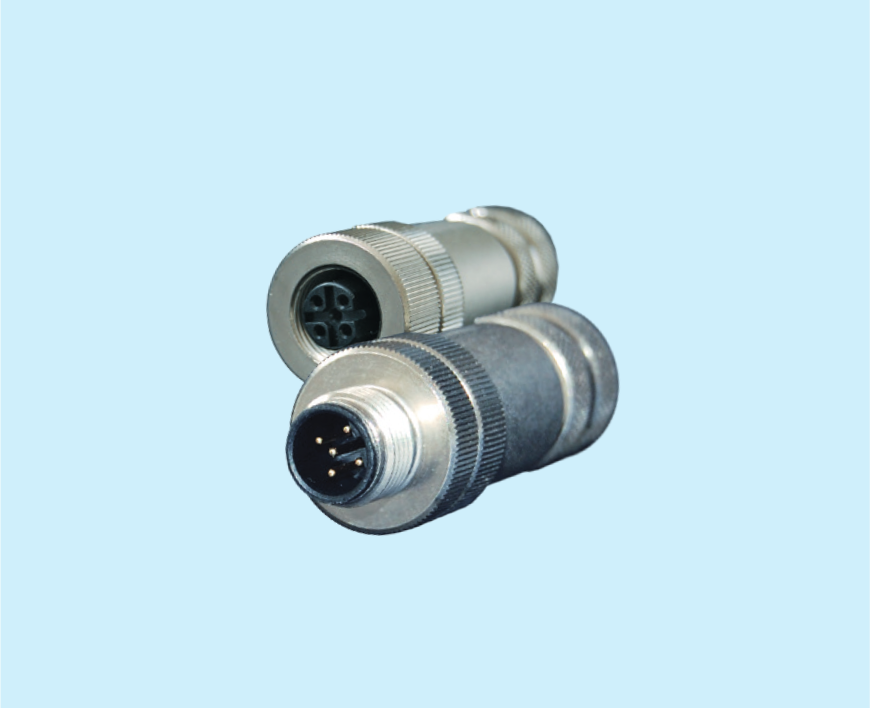 CAN M12 round plug (A-coded) socket 119030003 - InduSol America, LLC