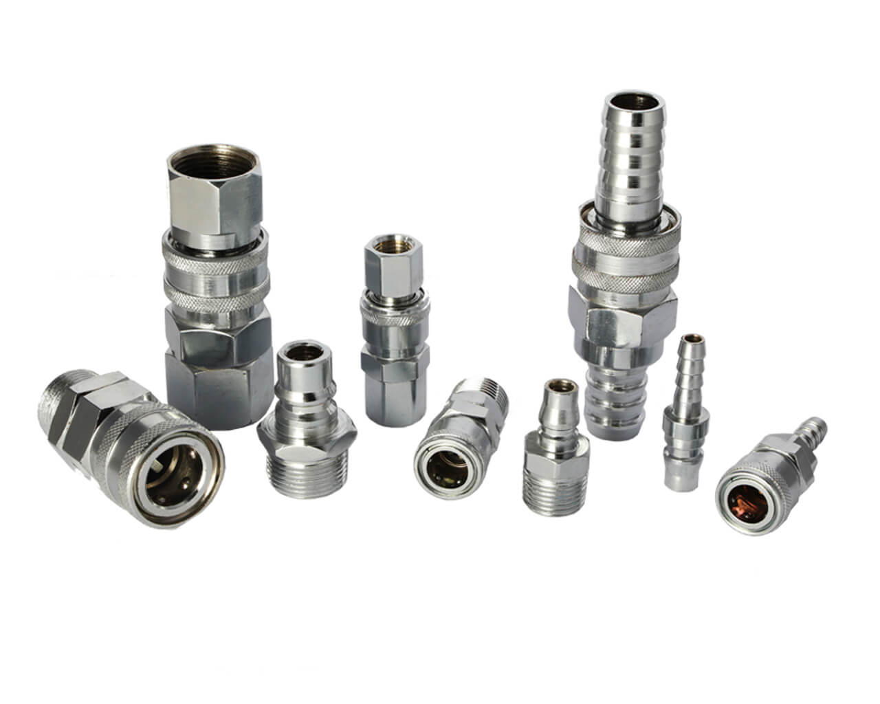 Single End Shut Off Quick-Connect Coupler 1/4", 20 PM (BSP) SST - Air ...