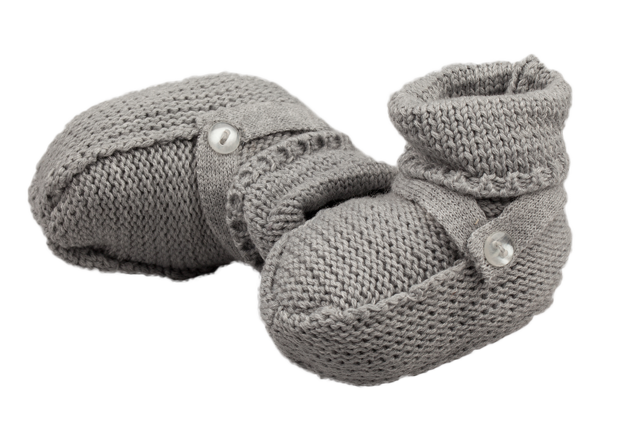 Button Strap Knit Booties | Feltman Brothers