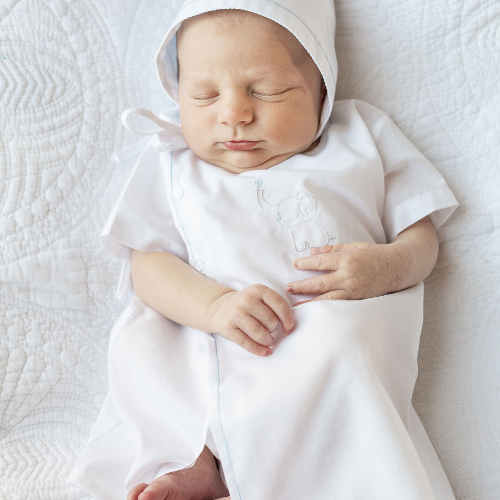 Preemie Baby Elephant Daygown Set | Feltman Brothers