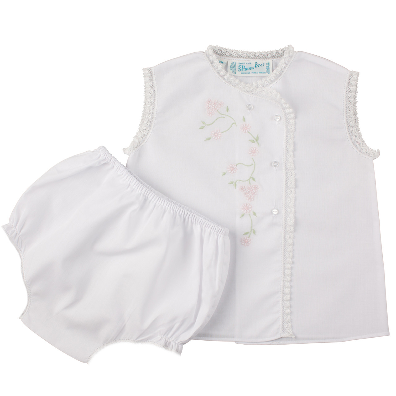 Girls Floral Lace Diaper Set | Feltman Brothers