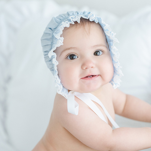 Girls Smocked Lace Bonnet I Feltman Brothers