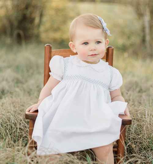 Smocked Vintage Dress For Newborn & Baby Girl | Feltman Brothers