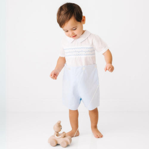 Boys Wave Smocked Bobby Suit I Feltman Brothers