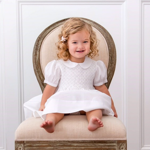 Smocked White Dress for Girls and Toddlers | Feltman Brothers