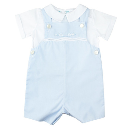 Baby Boy Blue and White Outfit | Newborn Blue Outfit | Feltman Brothers