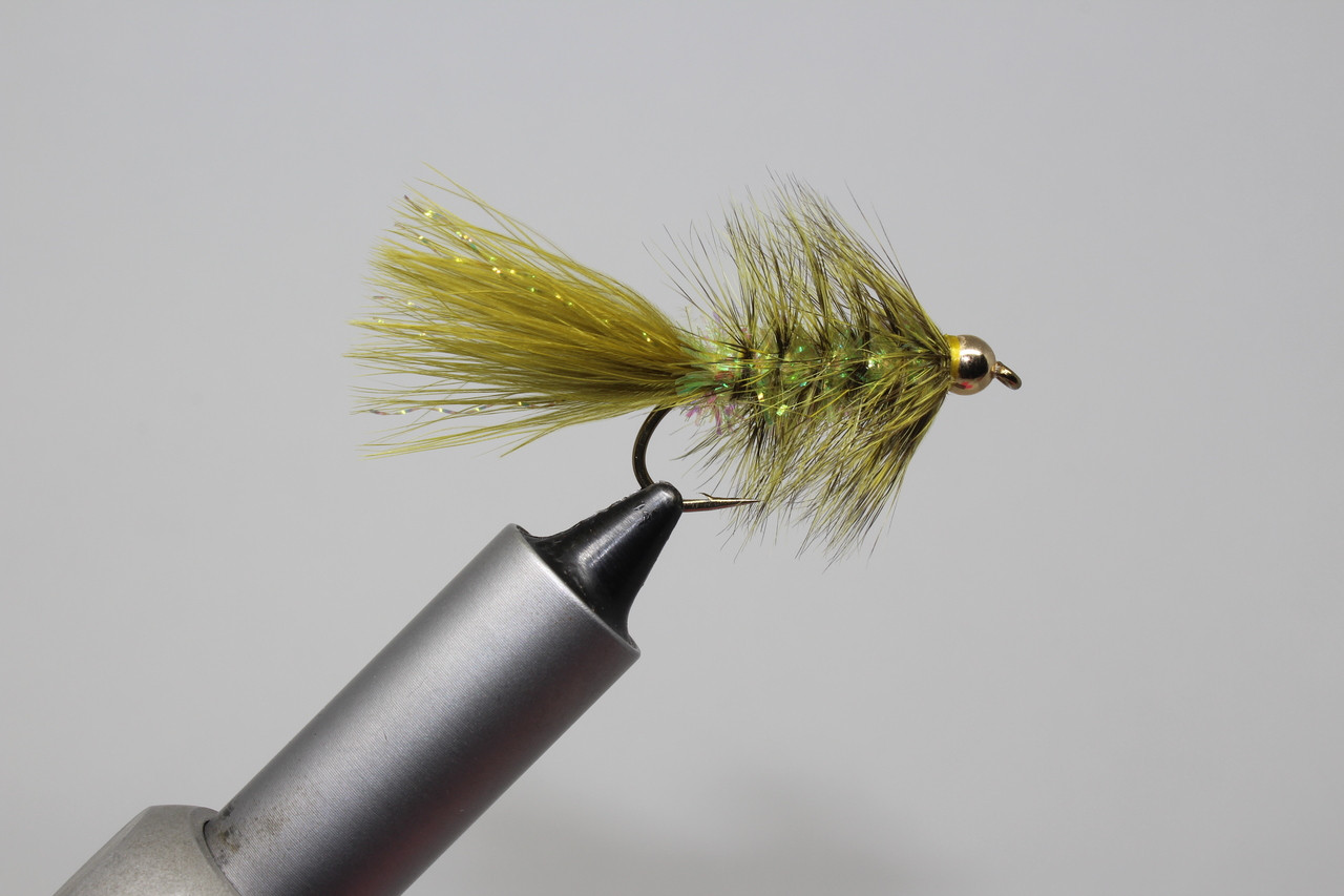 GOLD BEAD CRYSTAL BUGGER - Fly Angler Distributing Inc