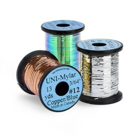 UNI-MYLAR FLAT TINSEL - Fly Angler Distributing Inc