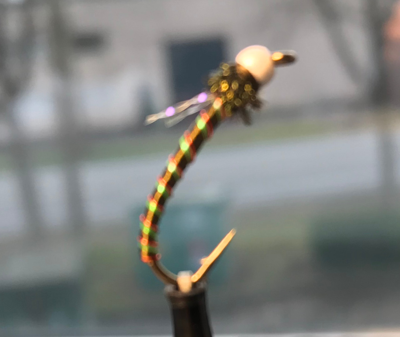 UV WING CHROMA FLASH BOMBER BLACK BEAD - Fly Angler Distributing Inc