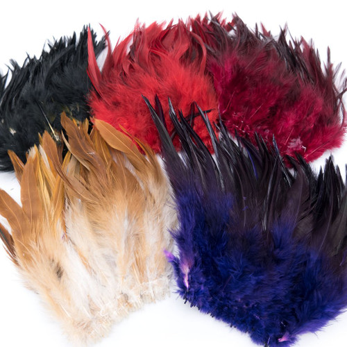 STRUNG CHINESE ROOSTER SADDLE HACKLE D/O NATURAL - Fly Angler ...
