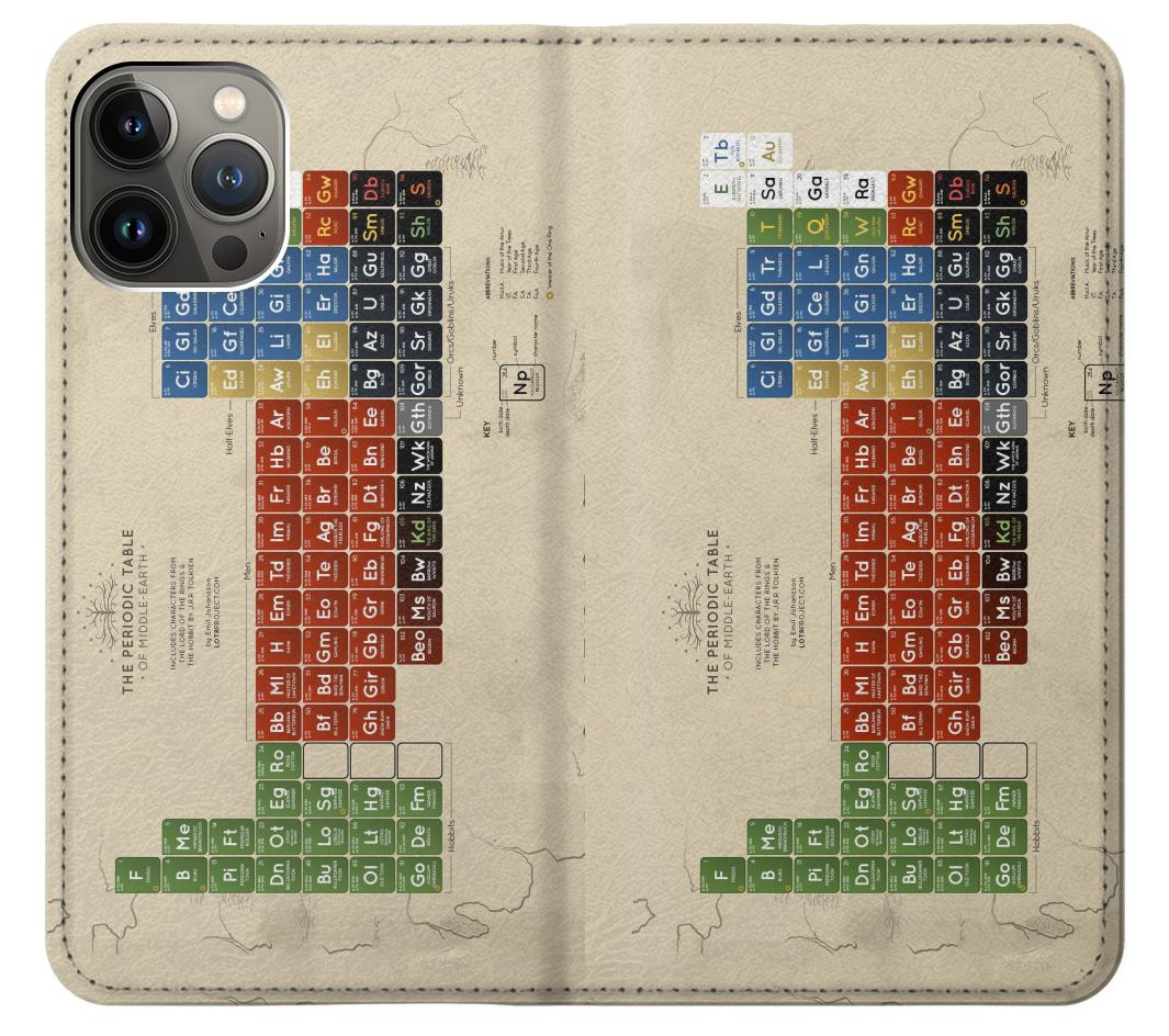S1695 The Periodic Table of Middle Earth Case For iPhone 14 Pro Max