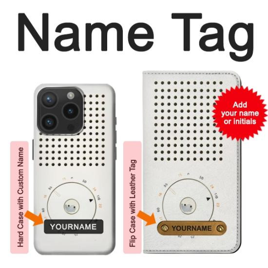 S1857 Retro Transistor Radio Case For iPhone 15 Pro