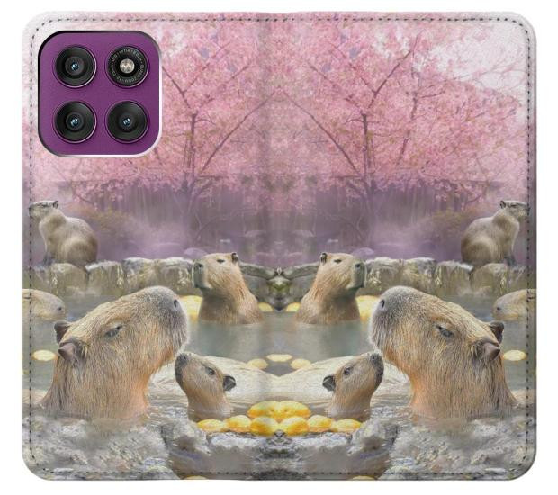 S4030 Capybara Hot Spring Case For Motorola Edge 60 Pro