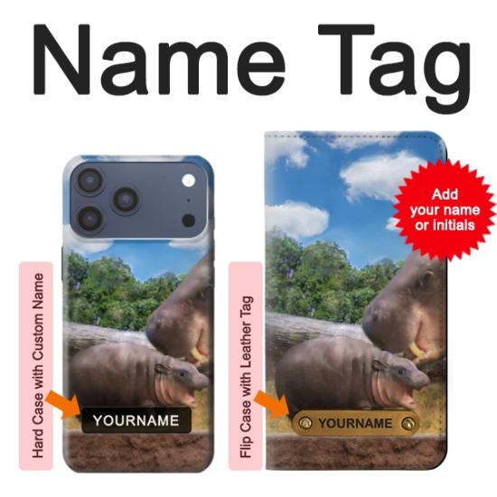 S4031 Baby Hippo Hippopotamus Family Case For iPhone 17 Pro Max