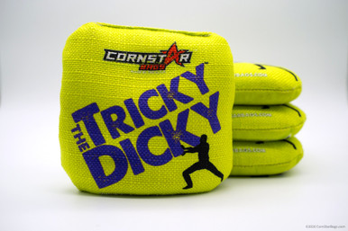 Professional Cornhole Bags | Tricky Dicky | Mellow Yellow
