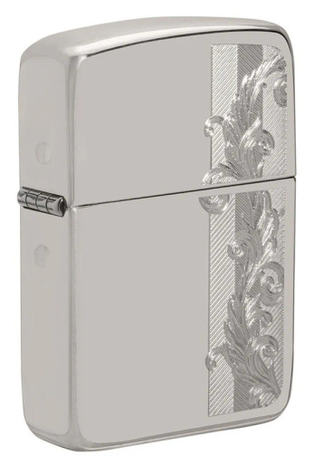 Herringbone Filigree Design Zippo Lighter - Zippo Lounge