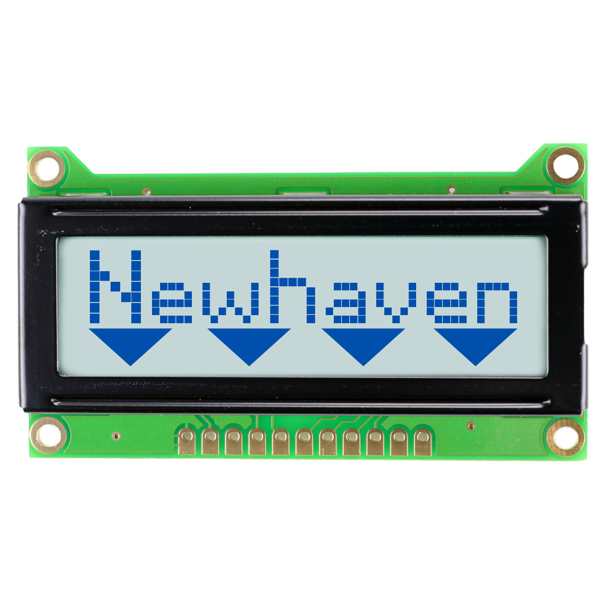 8x1 Character LCD Display | STN+ Gray Display, White Backlight