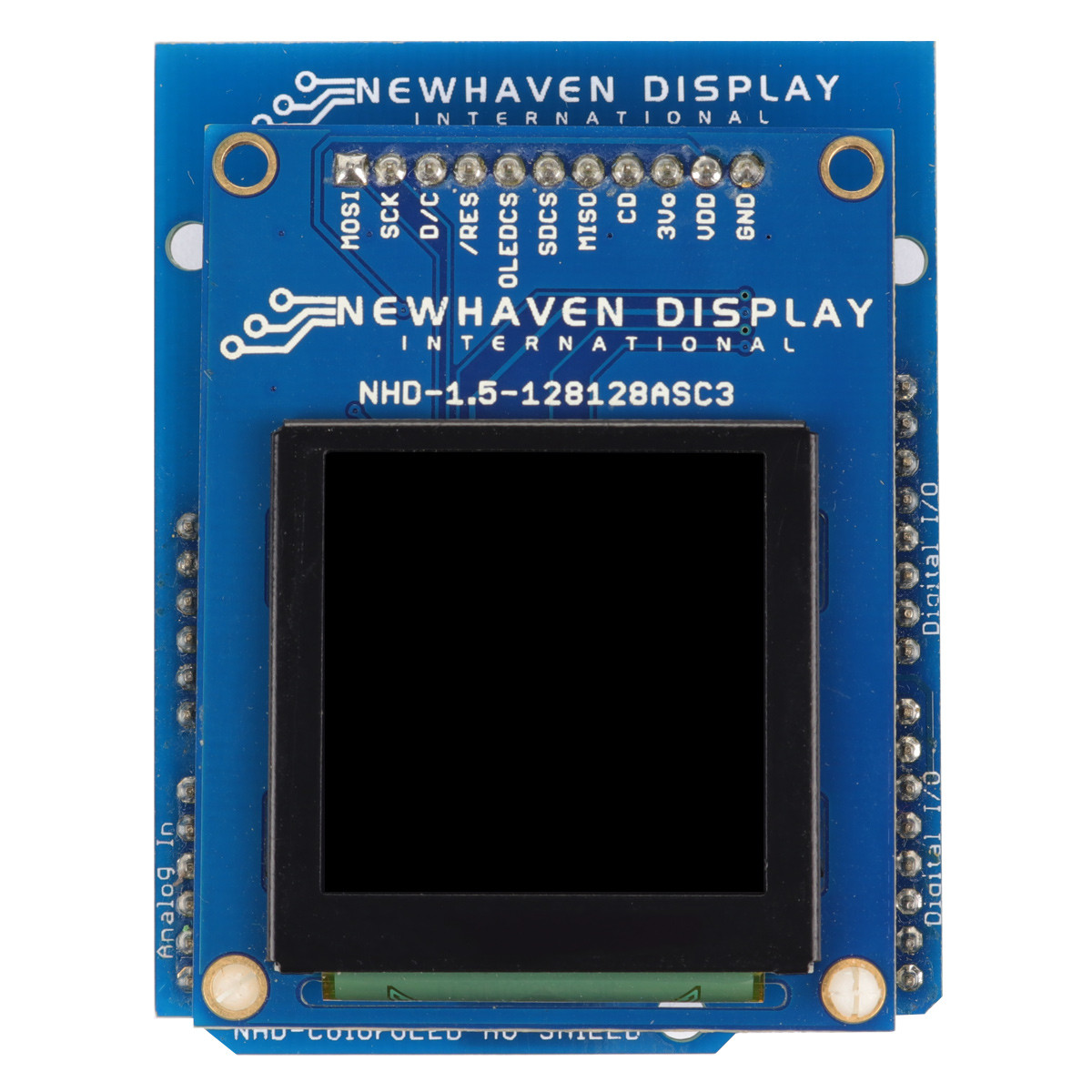 1.5 inch Color Graphic OLED Display & Arduino Shield