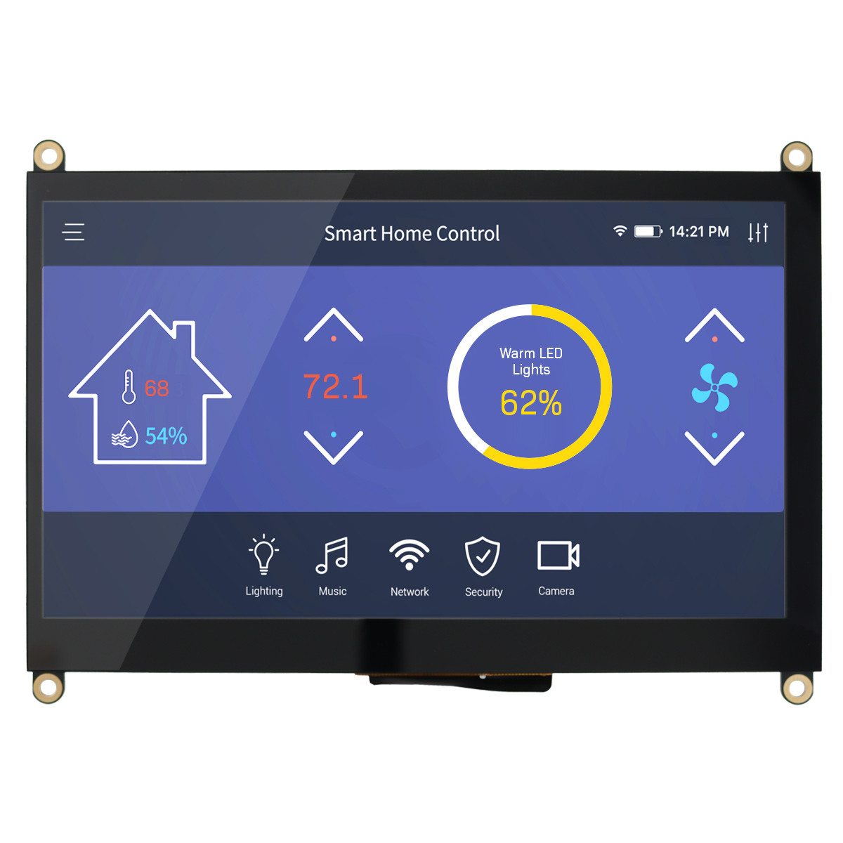 Touch Screen Control Panel SavvyVan3 7inch HD Touch Screen Control
