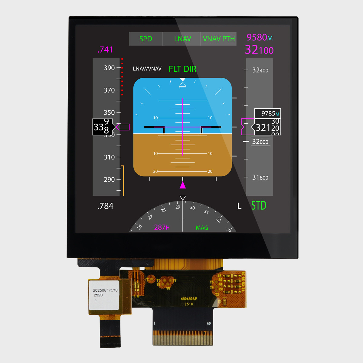 4.0 Inch Square 480x480 Pixel IPS TFT Display with RGB Interface and ...