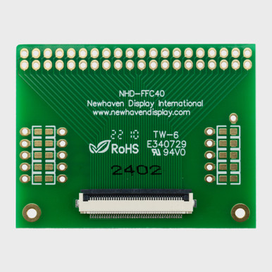 40-Pin 0.5mm Pitch FFC Connector Breakout Board