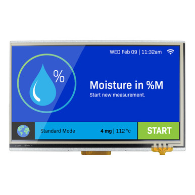 7 inch IPS TFT LCD with Resistive Touchscreen