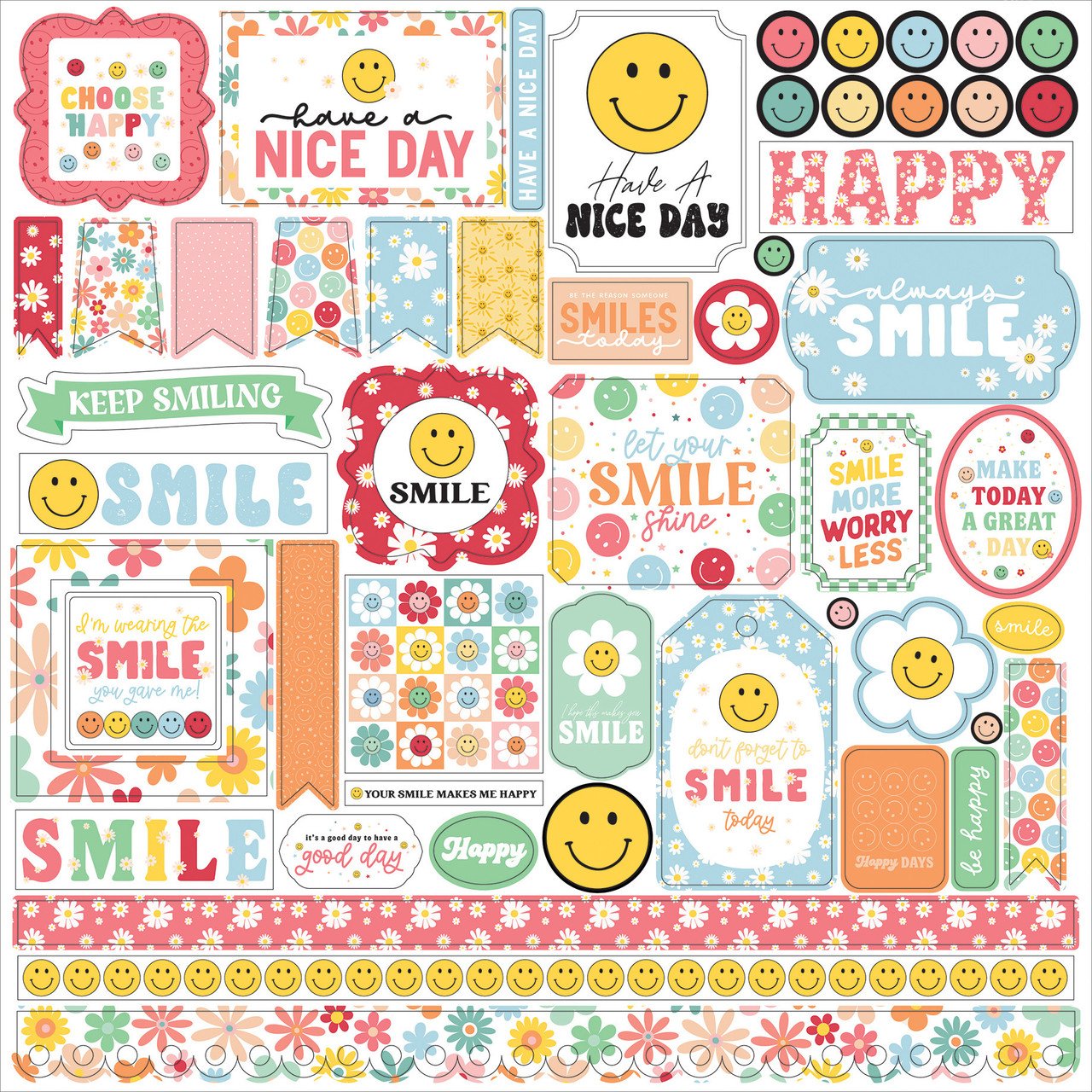 Sticker Sheet - Have a Nice Day - Riley & Company