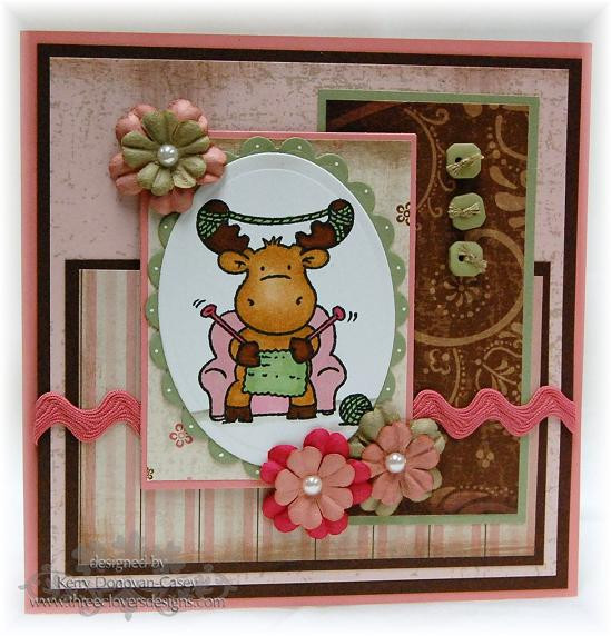 Riley and Company, Riley the Moose, red rubber stamps, Funny Bones
