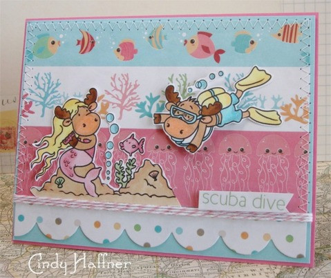 Riley and Company, Riley the Moose, red rubber stamps, Funny Bones