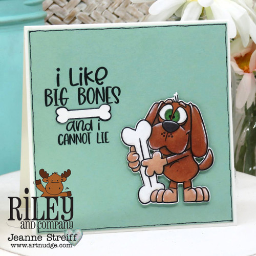 Boomer Big Bones clear stamp set - Riley & Company