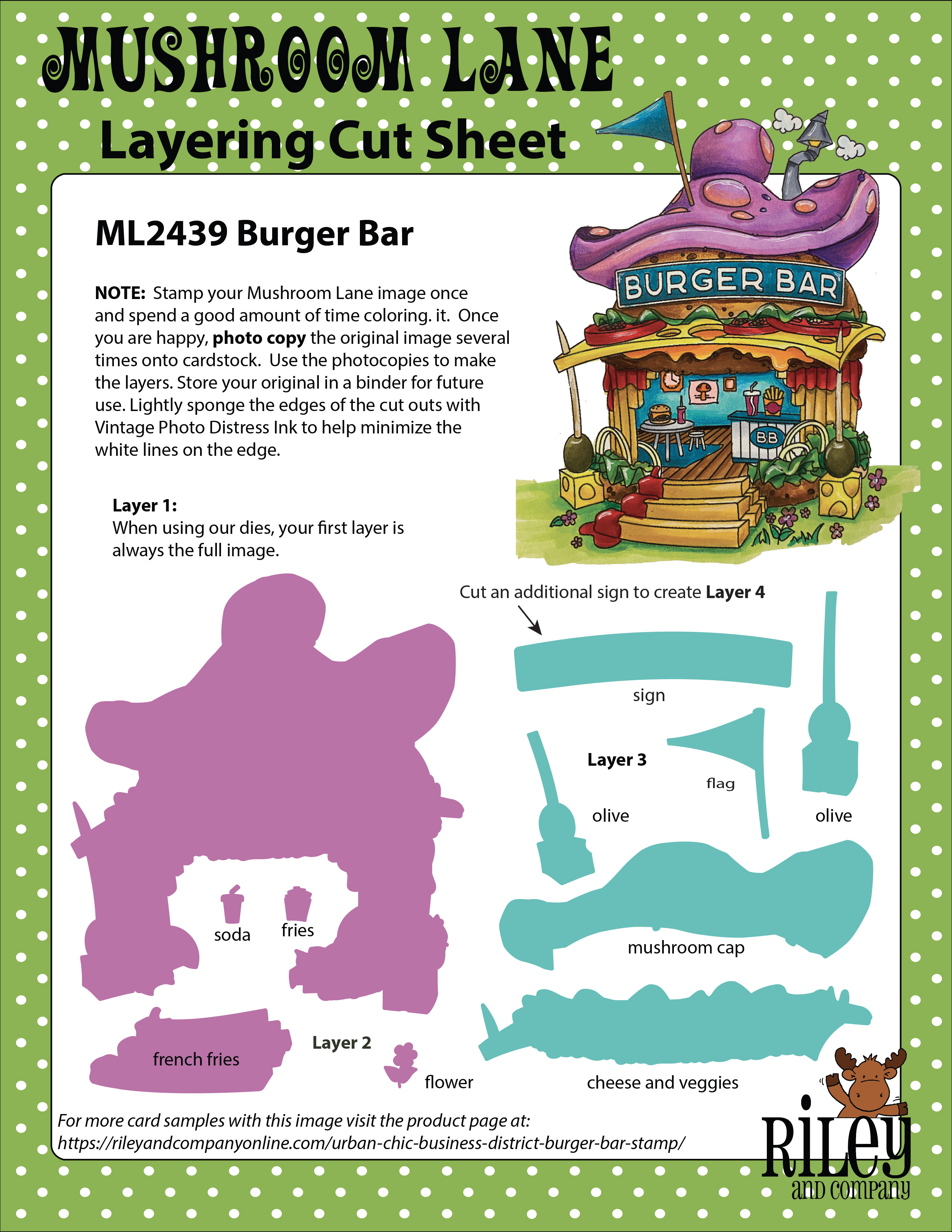 Urban Chic Business District - Burger Bar Layering Sheets - Riley & Company