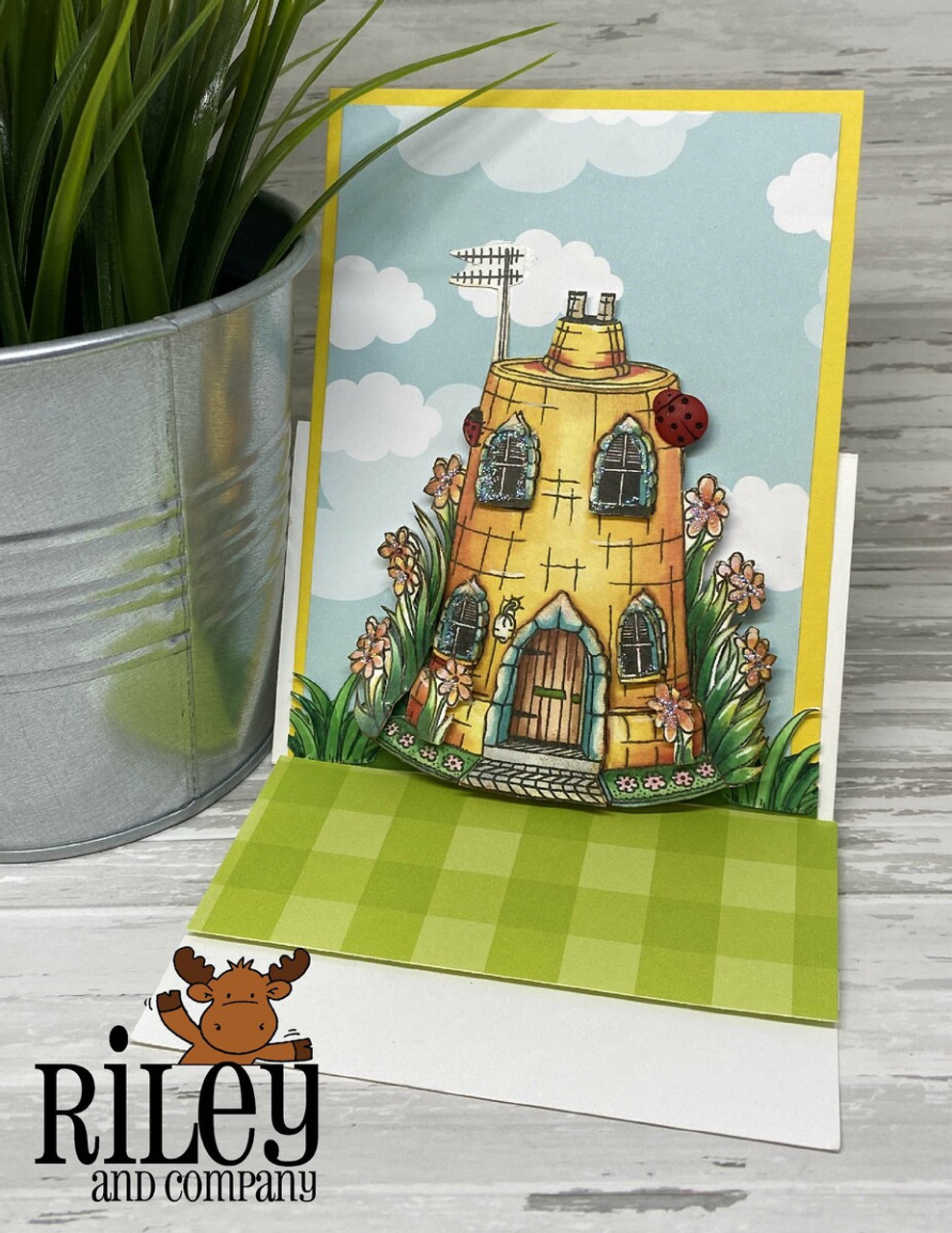 Mushroom Lane - Clay Pot tall Layering Sheets - Riley & Company