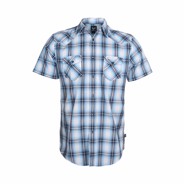 Mack Daddy Plaid Alaska Blue - Bone Collector
