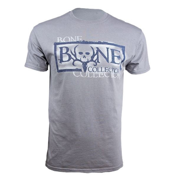 Bone Collector Shadow Tee | Gravel/Navy - Bone Collector