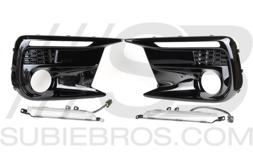 2018-2021 WRX/STI Subaru JDM Fog Bezel OEM+ Sequential LED Kit - SP3C BUiLT