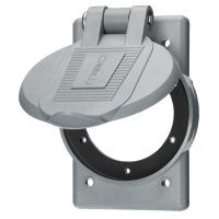 Hubbell WP2 Weatherproof Lift Cover for Inlets/Outlets - Tropical IT