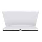 10.1 in. Tabletop Touch Screen, White Smooth