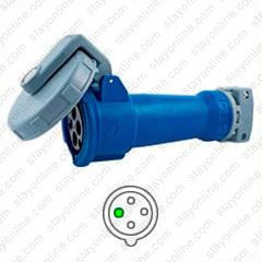 Hubbell HBL430C9W AC Connector IEC60309 430C9W Female Pin & Sleeve ...