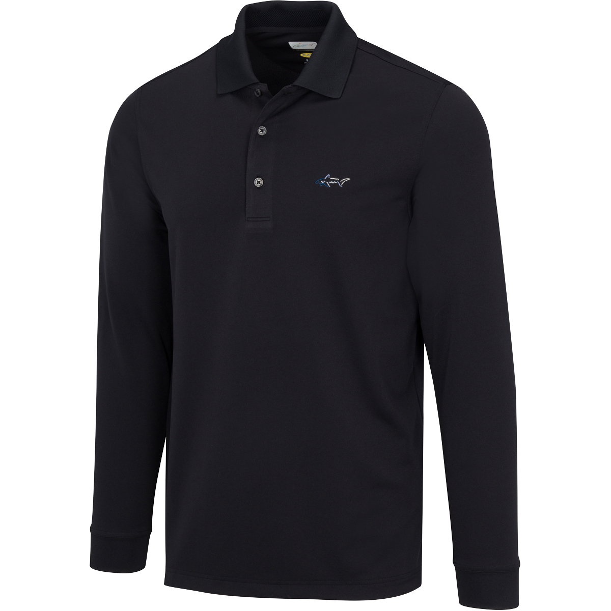Long Sleeve Pique Shark Polo - Greg Norman Collection