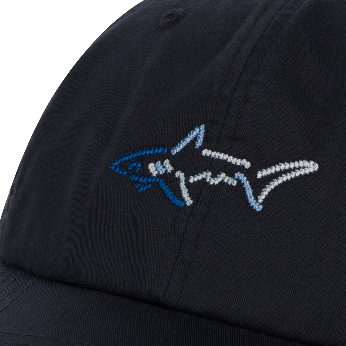 Women's Cotton Needlepoint Shark Cap