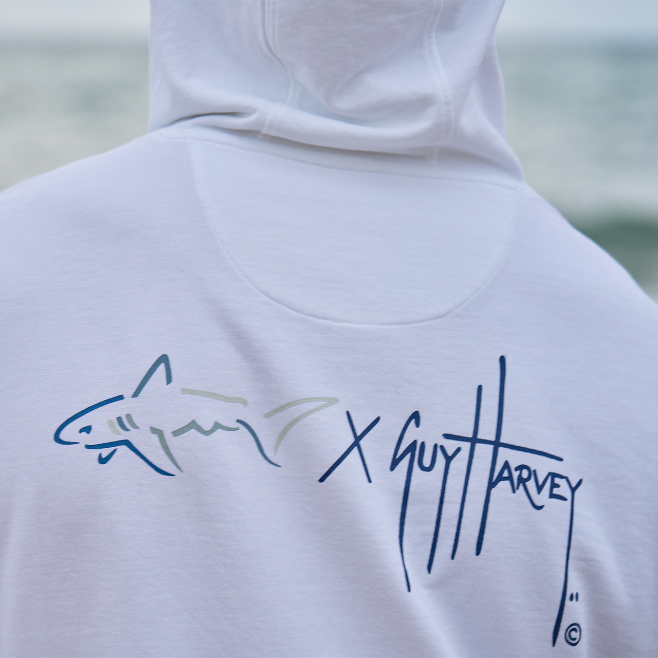 Shark Triad Guy Harvey Hoodie - Greg Norman Collection
