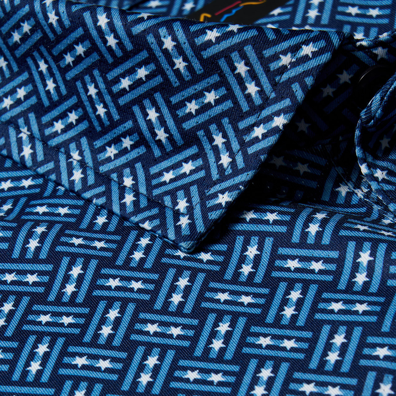 Ventilated Stars & Bars Polo - Greg Norman Collection