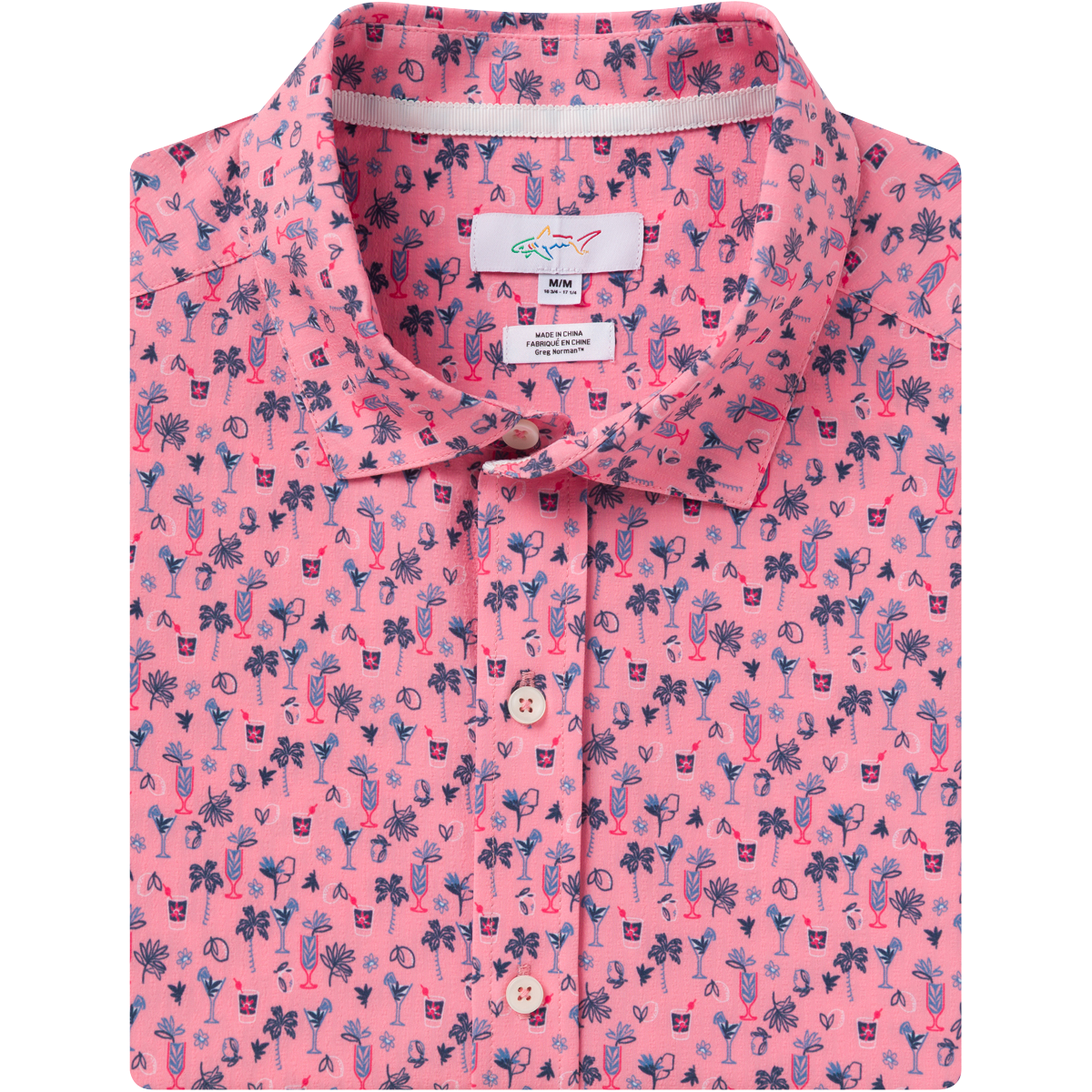 Sun & Sip Seersucker Dress Shirt - Greg Norman Collection