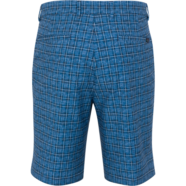 9.5" Daniel Plaid Tech Short - Greg Norman Collection