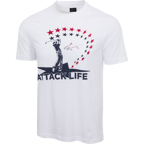 Attack Life Shark T-Shirt - Greg Norman Collection