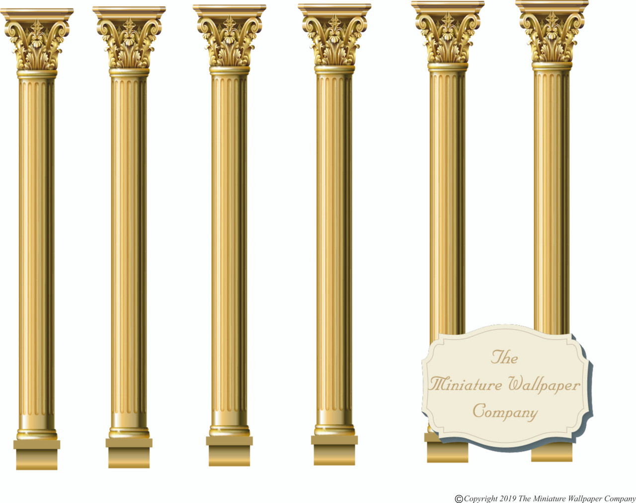 Luxury Designer Dollhouse Wallpaper