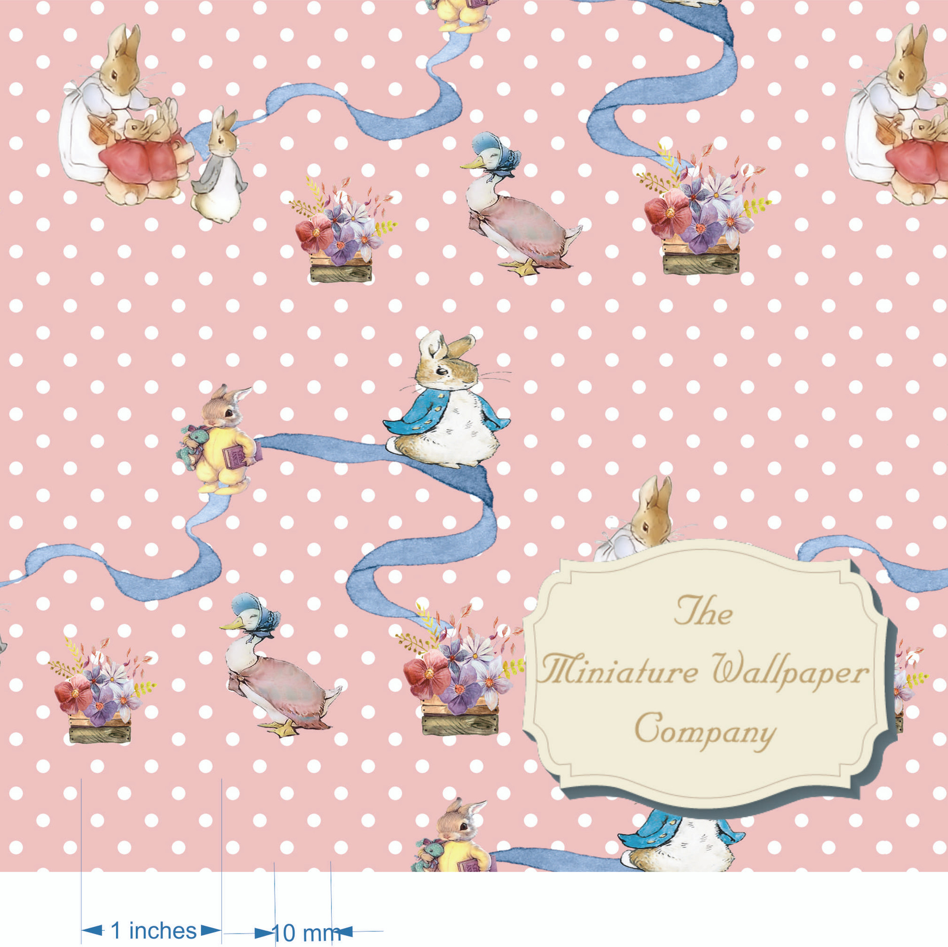 Luxury Designer Dollhouse Wallpaper