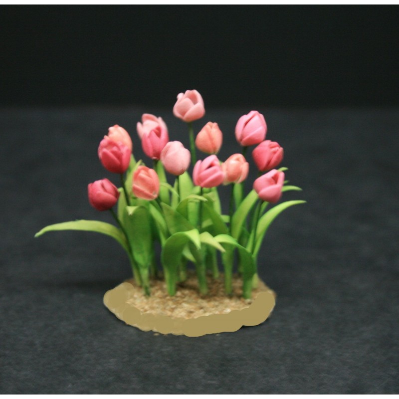 OOAK Fushia Basket ~ Dolls House Miniatures ~ 12th Scale ~ Cold ...